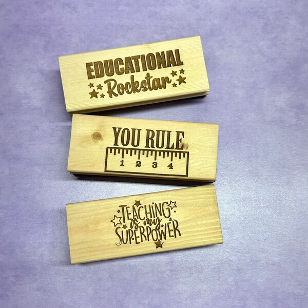 Teacher Eraser - Etsy