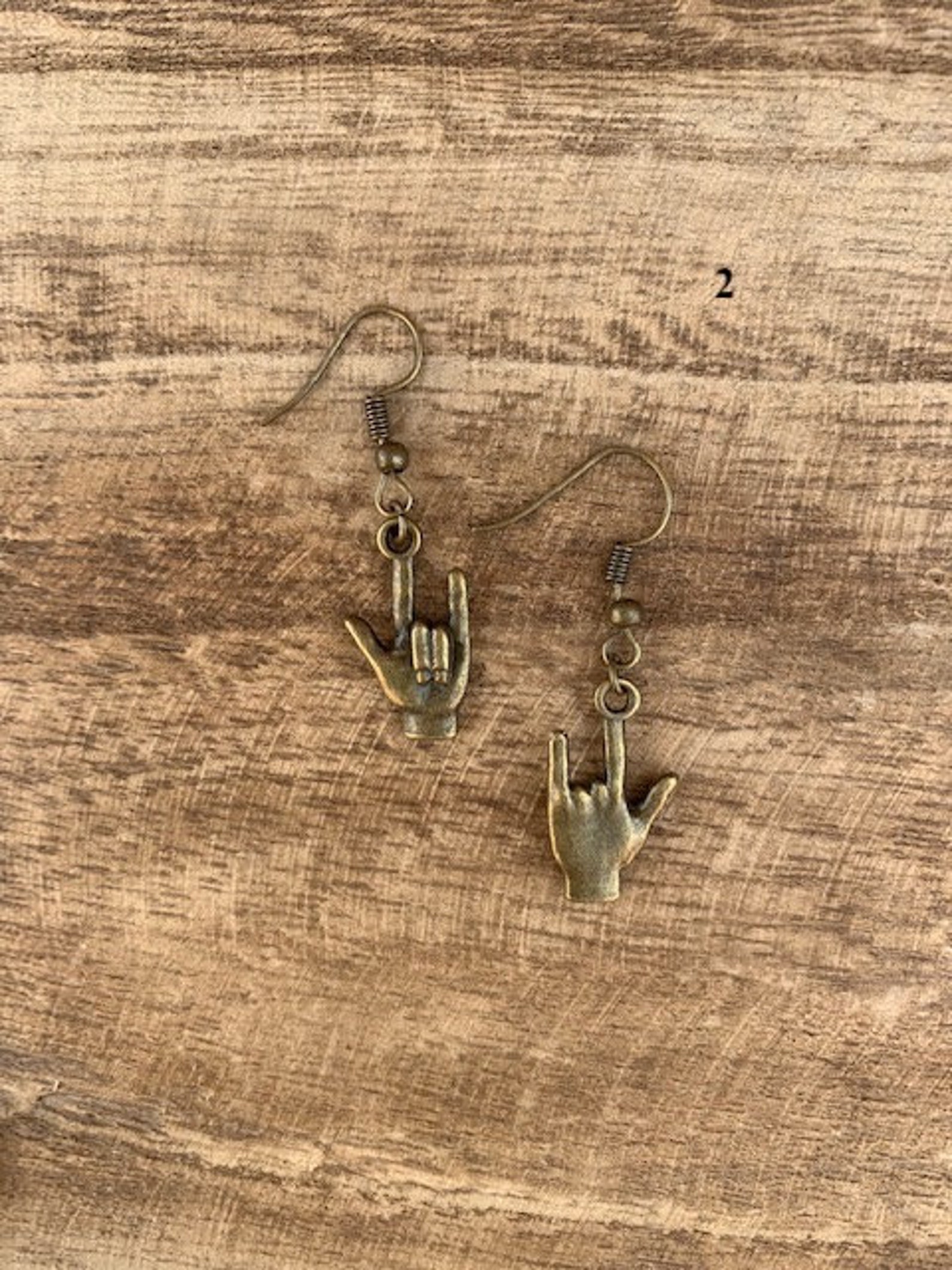 American Sign Language Earrings ASL Earrings ASL Jewelry I | Etsy