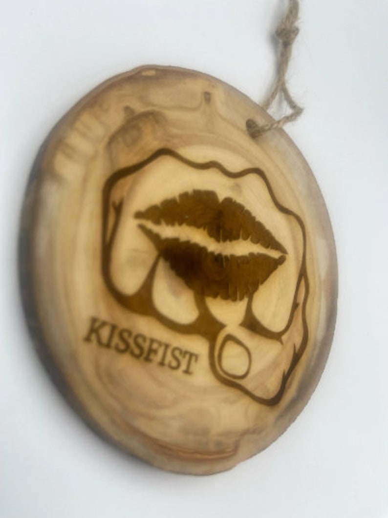 Kissfist Ornament American Sign Language Kisfist ASL Slang | Etsy