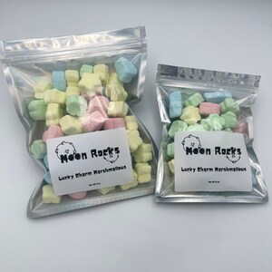 Lucky Charm Marshmallows Freeze Dried Moon Rock Candy | Moon Rock Candy ...