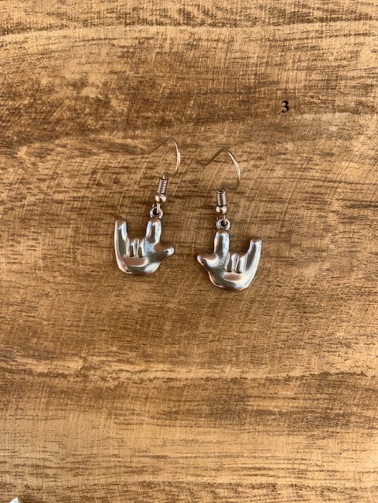 American Sign Language Earrings ASL Earrings ASL Jewelry I - Etsy