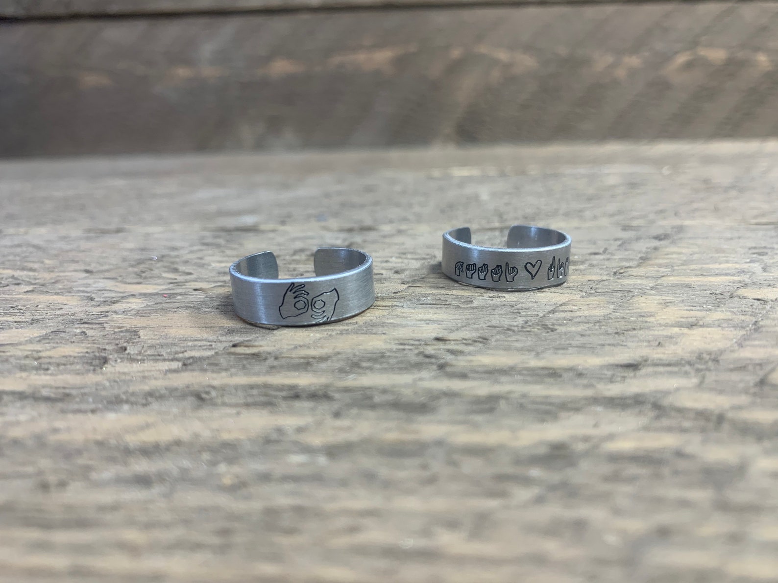 Sign Language ASL Ring I Love You Sign Language ASL Ring | Etsy