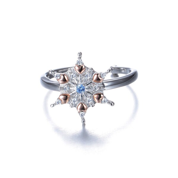 Snowflake Ring - Etsy UK