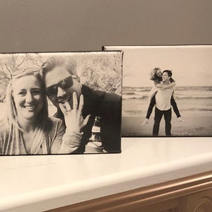 Laser Engraved Canvas - 5''x 7'' - Etsy