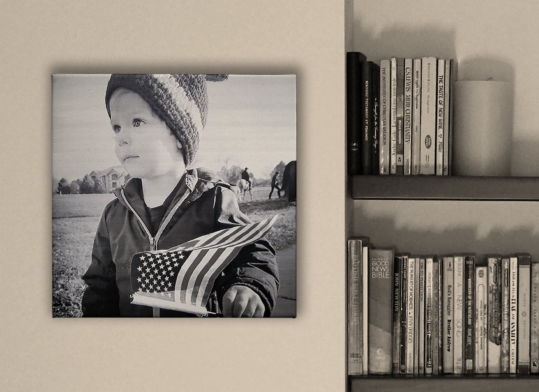 Laser Engraved Canvas - 10''x 10'' - Etsy