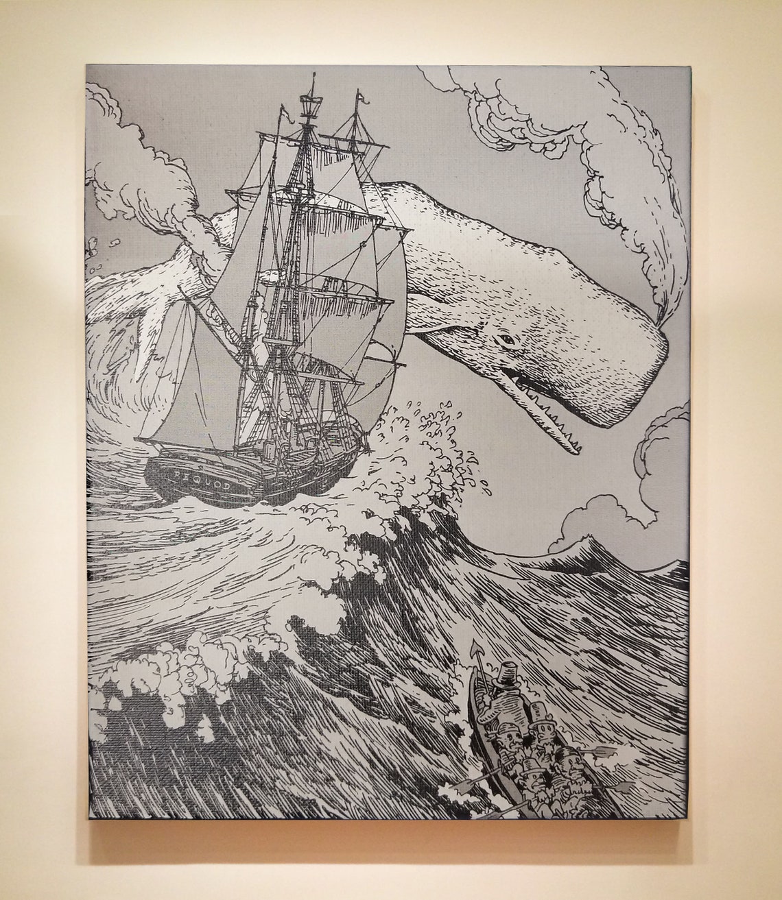 Laser Engraved Canvas 8''x 10'' - Etsy