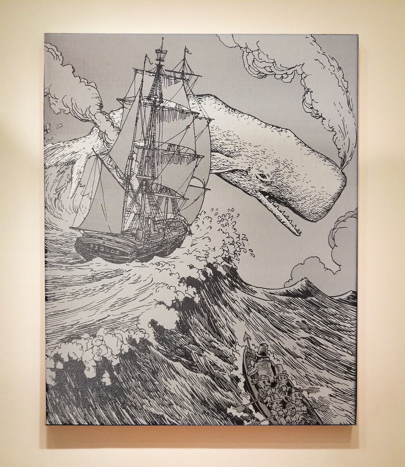 Laser Engraved Canvas 8''x 10'' - Etsy