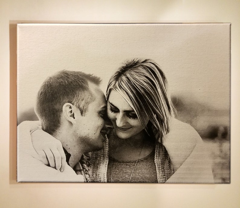 Laser Engraved Canvas - 5''x 7'' - Etsy