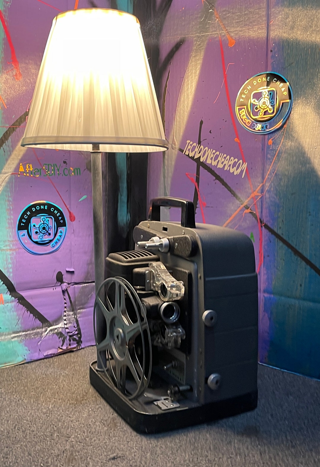 Bell & Howell 254RA 8mm Video Projector - Lamp (office, Lamp, Desk ...