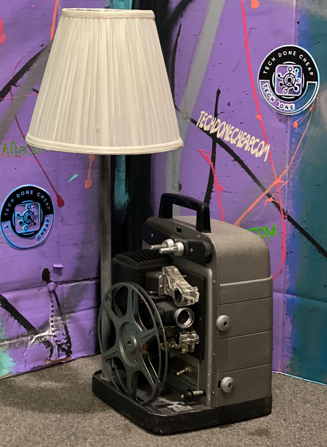 Bell & Howell 254RA 8mm Video Projector - Lamp (office, Lamp, Desk ...