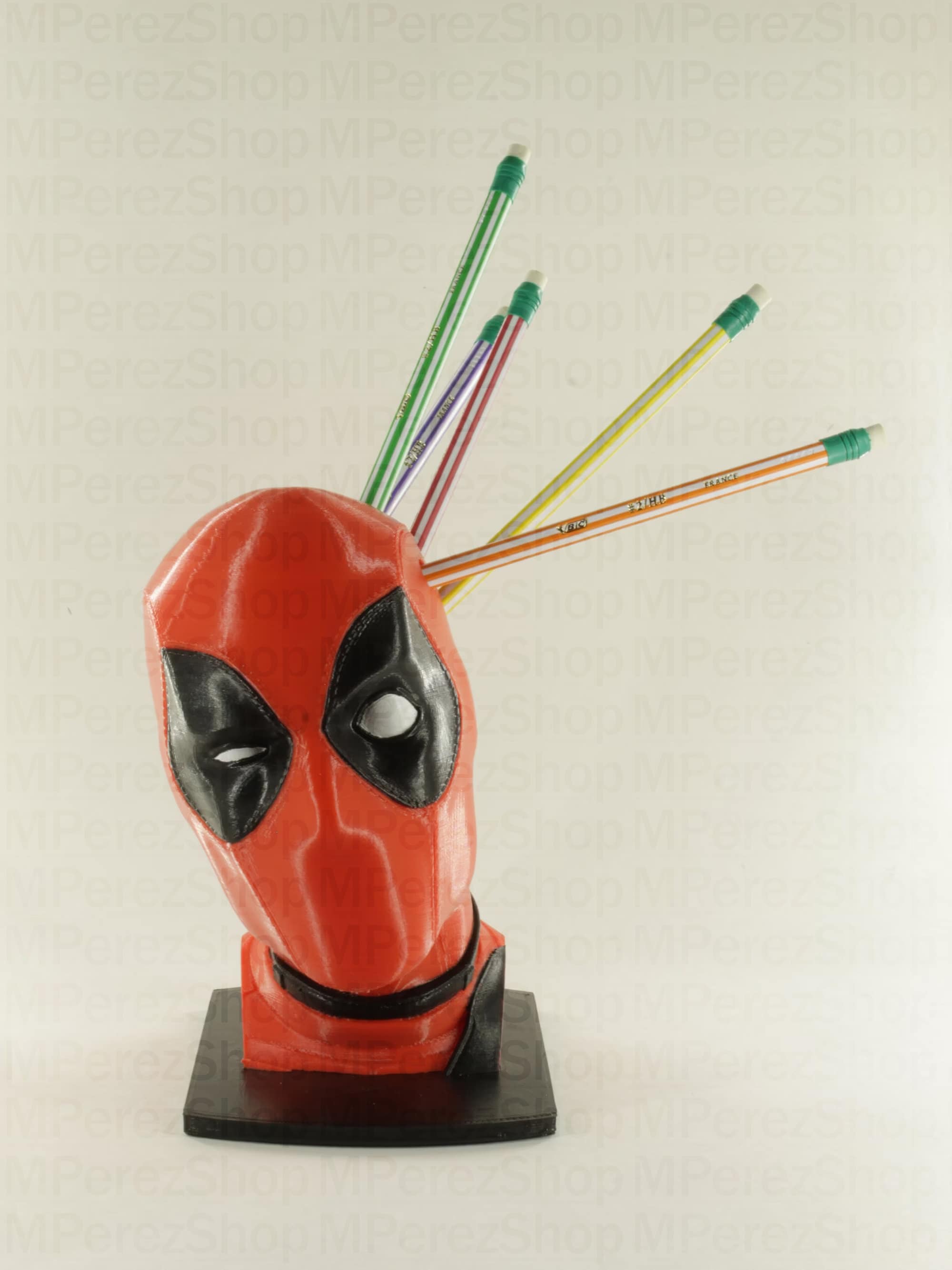 Deadpool Head Pencil Holder