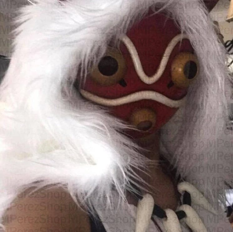 Princess Mononoke Half Mask
