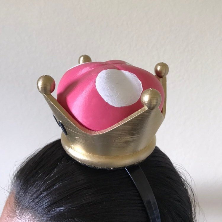 Bowsette Crown Cosplay Super Mario 3d Printed - Etsy UK