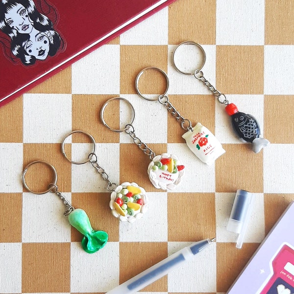 Clay Keychain - Etsy