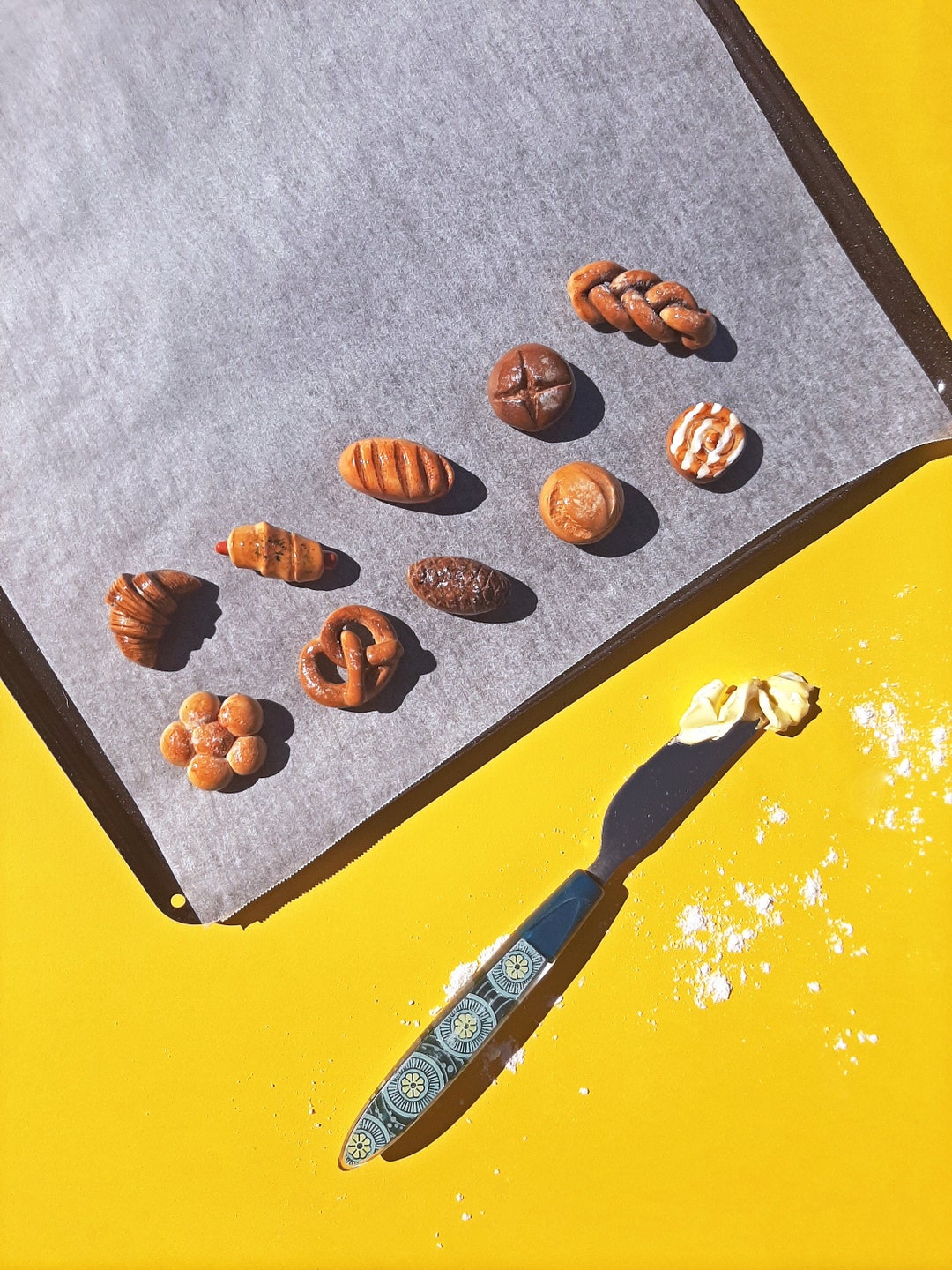 Clay Bread Magnets - Etsy Australia