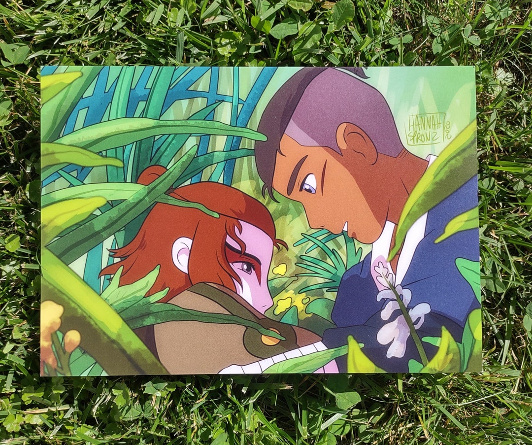 Sokka and Suki Princess Mononoke Redraw A5 Print - Etsy