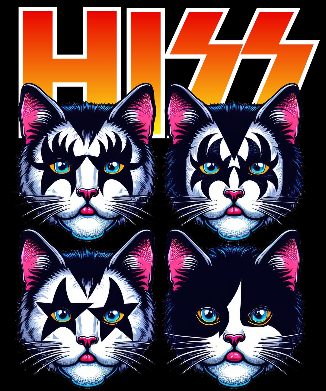 HISS Meowtalica PNG - Etsy