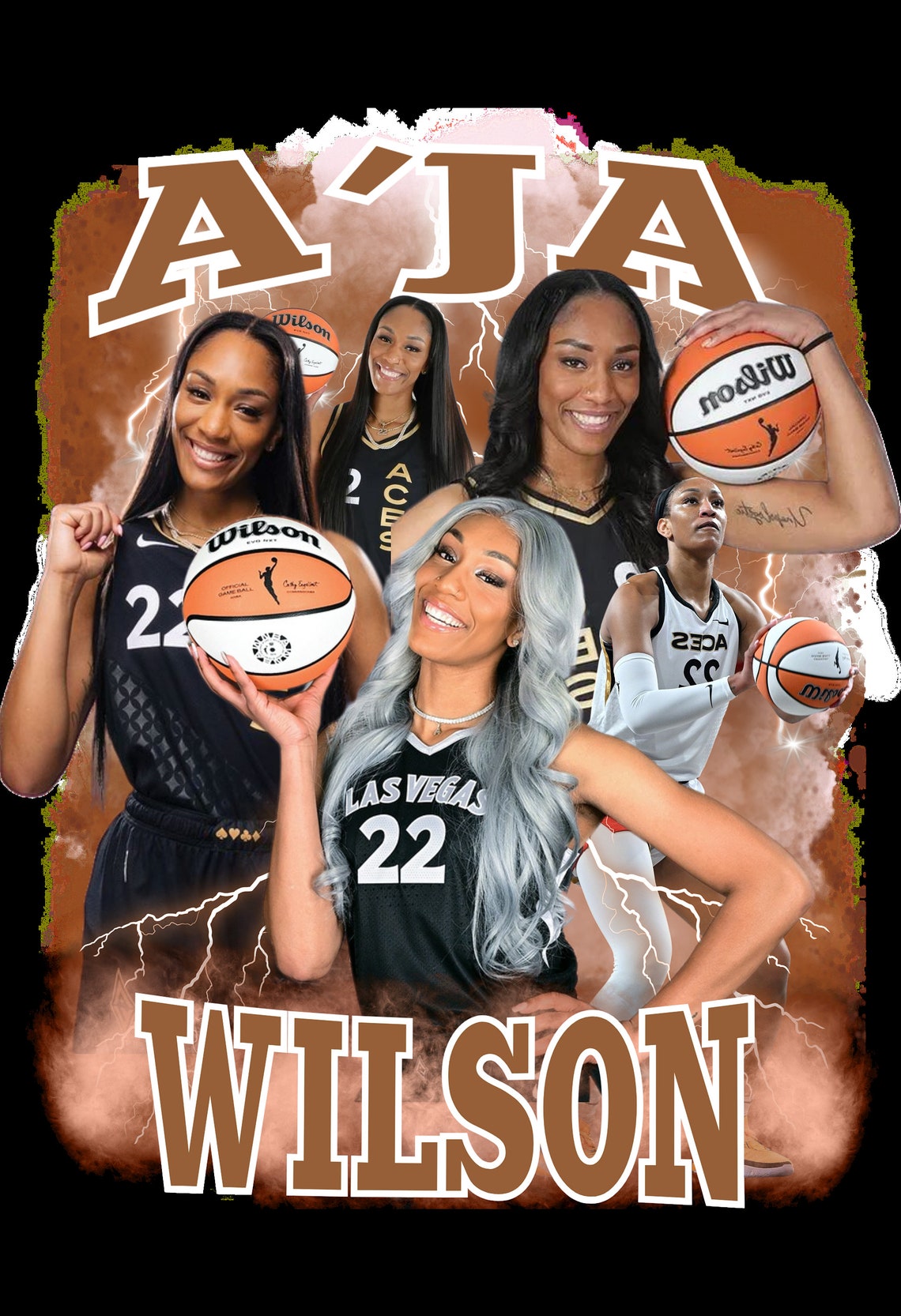 A Wilson Collage PNG - Etsy