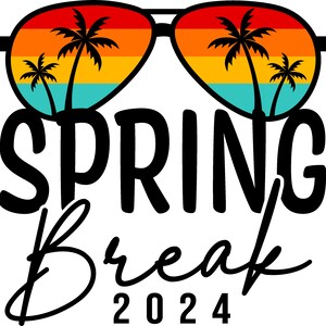 Spring Break PNG Bundle for Sublimation 5 Pngs - Etsy