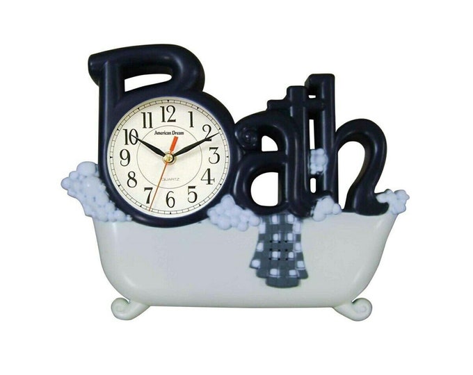 Mini Square Clock Clock With Leather Neutral Grey/green 6 Wood Clock ...