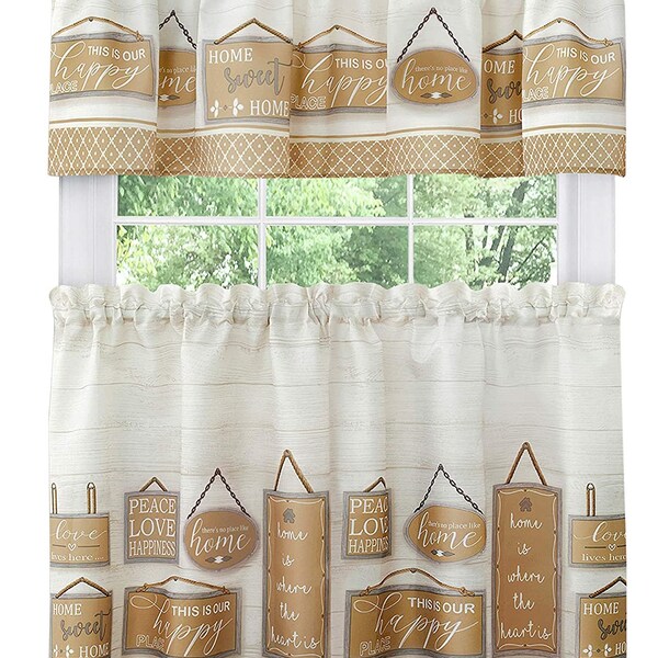 Farmhouse Kitchen Curtains - Etsy