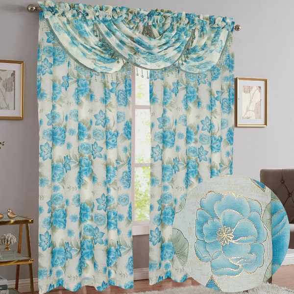 Austrian Curtain - Etsy