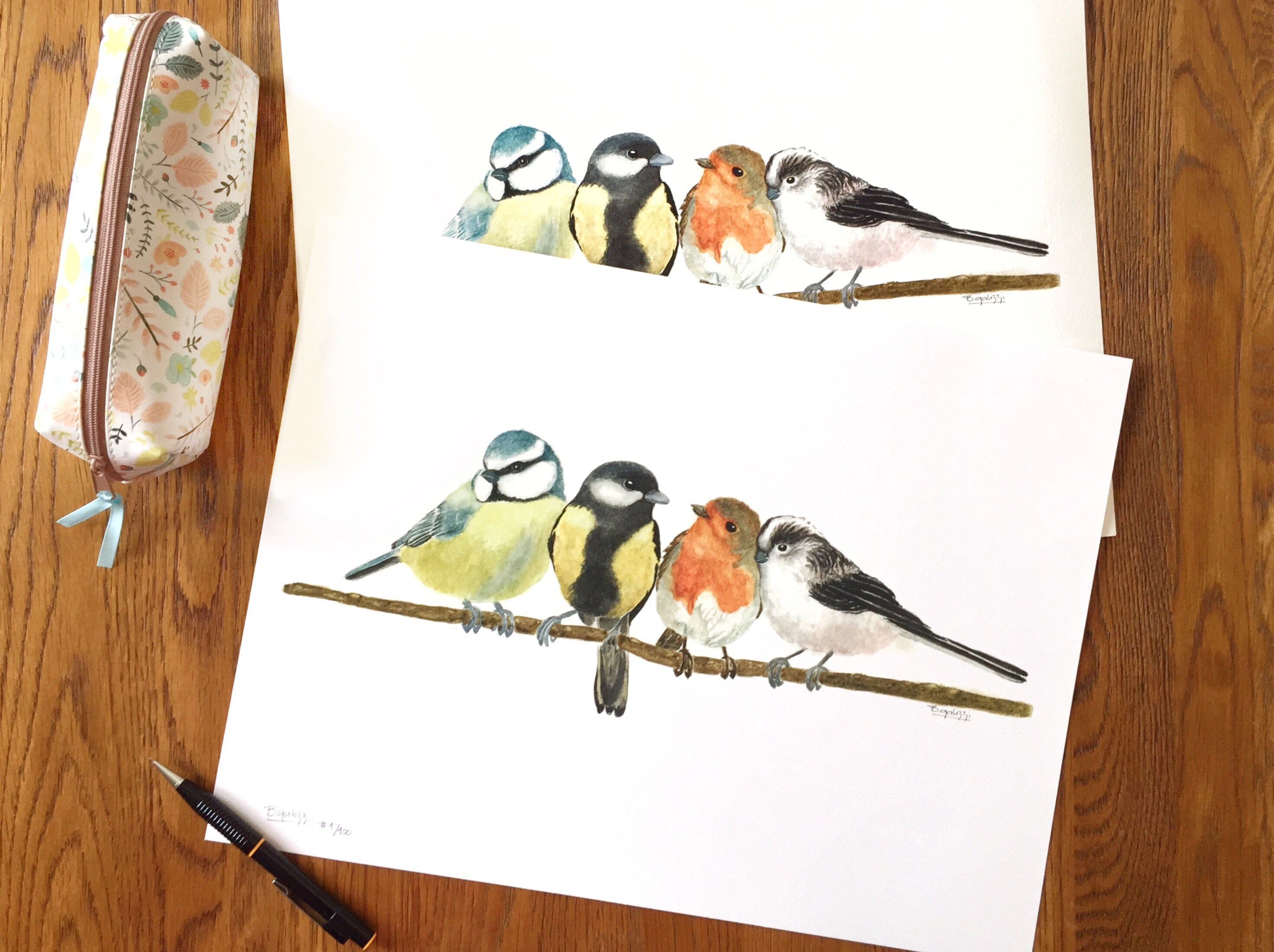 British Garden Birds Print. Birds Prints. Woodland Art Prints. British ...