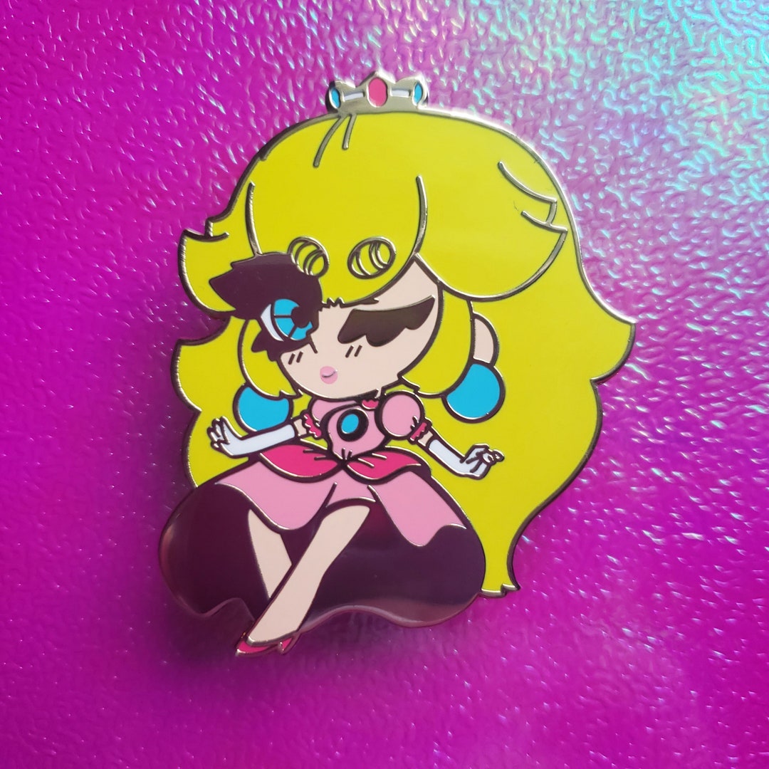 Princess Peach Enamel Pin - Etsy