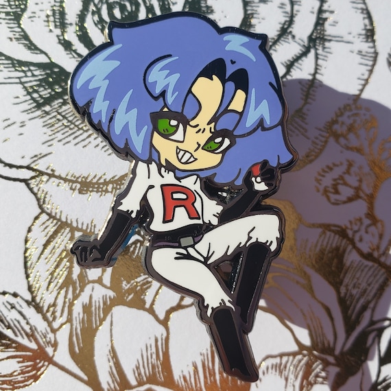 Team Rocket James Enamel Pin - Etsy
