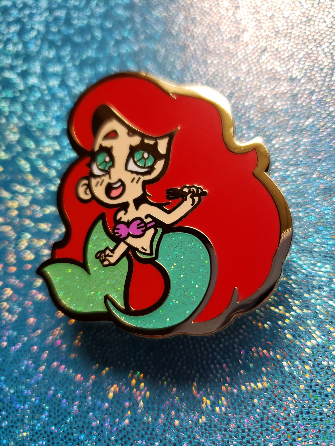 The Little Mermaid Enamel Pin | Etsy