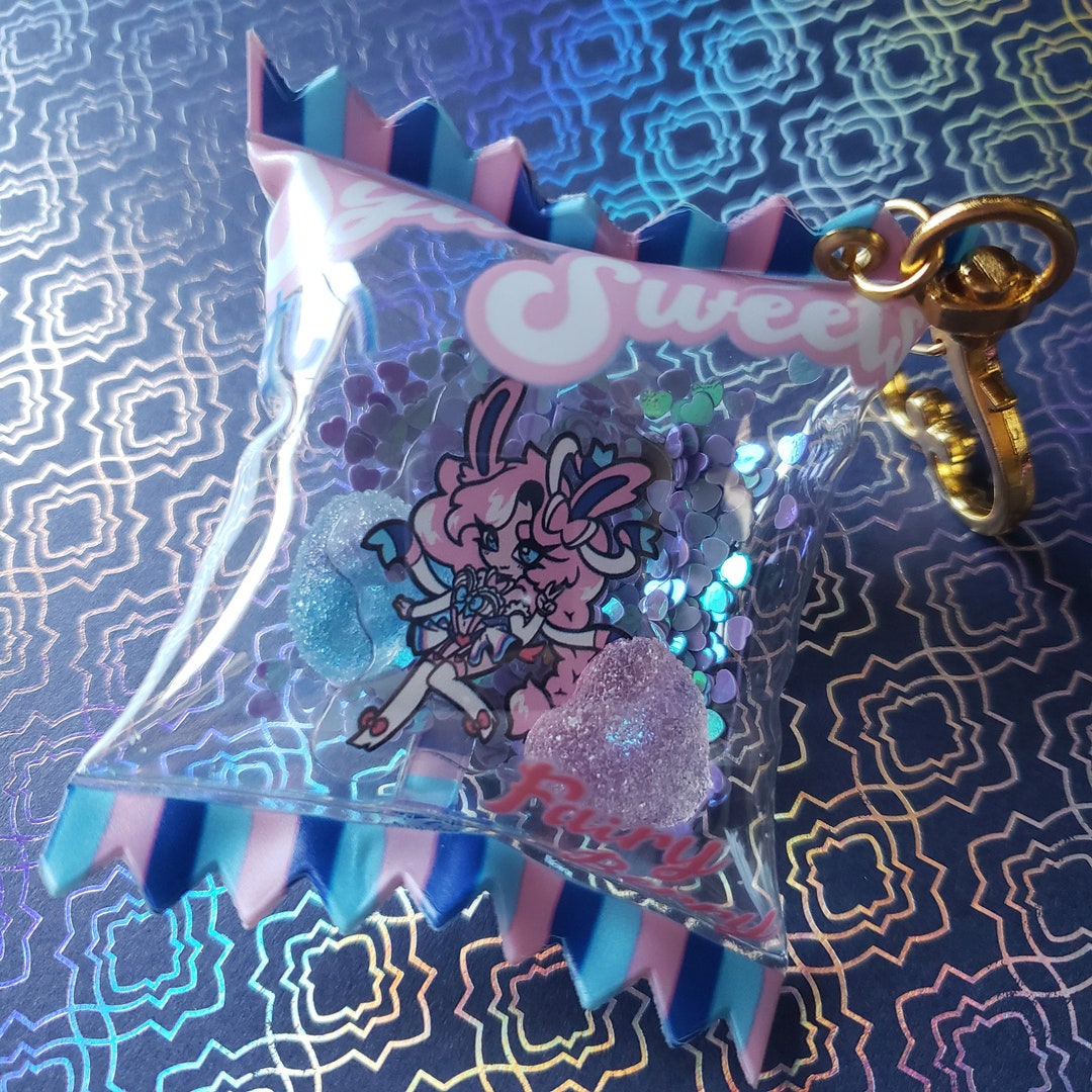 Magical Girl Sylveon Candy Bag Charm - Etsy