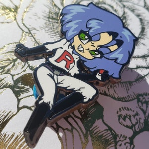 Team Rocket James Enamel Pin - Etsy