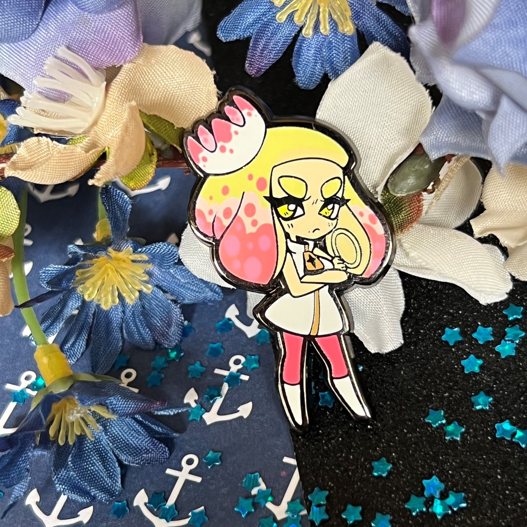 Pearl Enamel Pin - Etsy