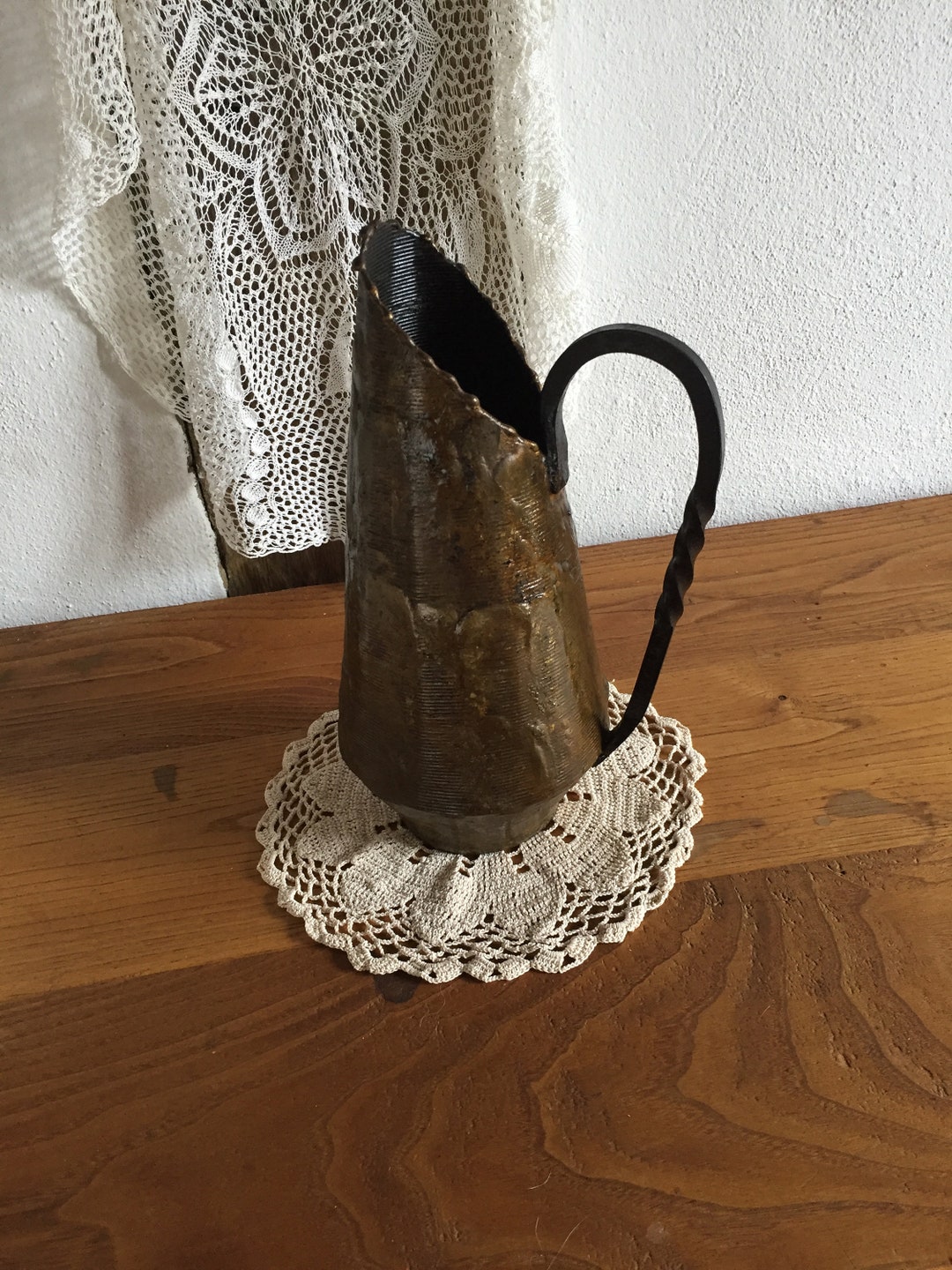 Original French Pichet, Jug Metal Bronze by MAX BRE Signé Ethnic ...