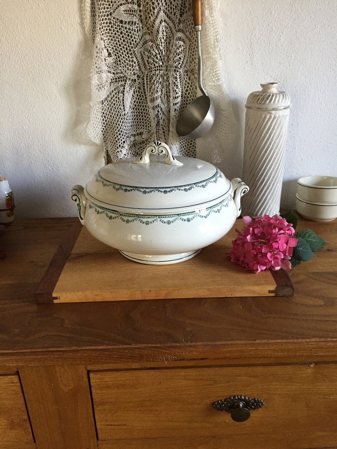 Beautiful French XXL St. ARMAND Soupière, Eisenstein, Ironstone, Terre ...