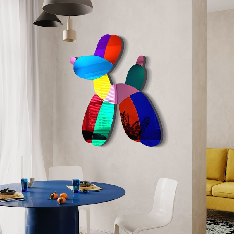 Dog Wall Art Mirror - Etsy