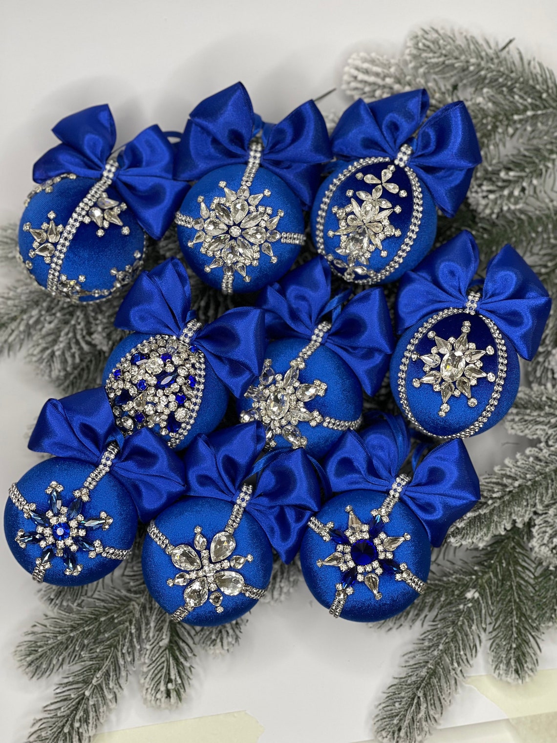 Christmas Velvet Ornaments/christmas Red Balls/christmas Red ...