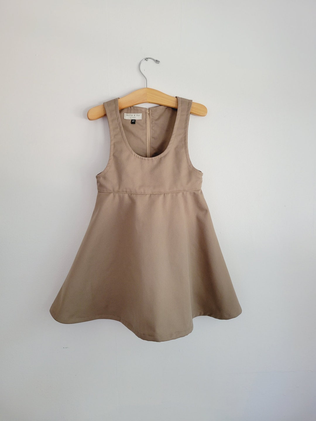 Toddler Girls School Uniform Jumper: Fit and Flare Dress - Etsy