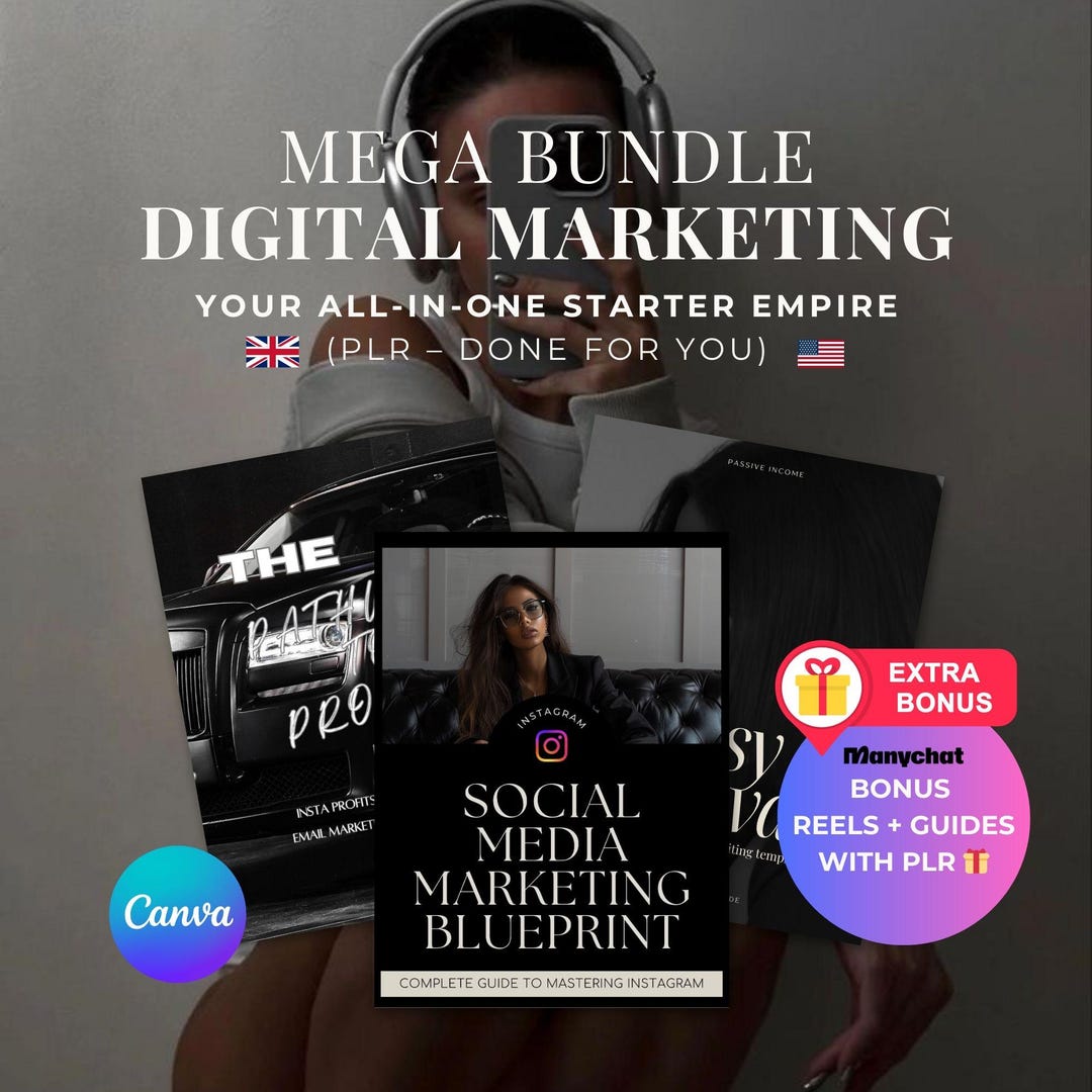 Mega Digital Marketing Bundle PLR Your All-In-One Starter Empire ...