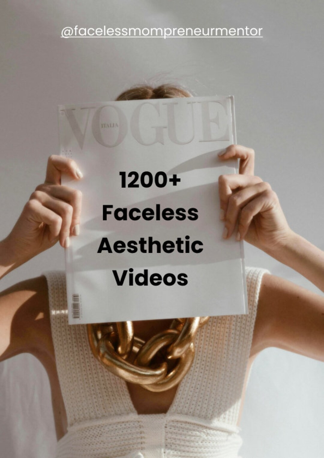 1200 Faceless Aesthetic Videos for Instagram Reels, Minimalist Faceless ...
