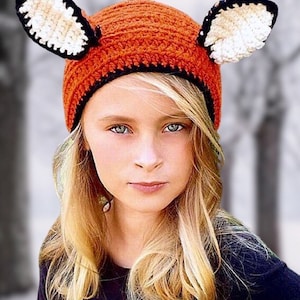 EASY CROCHET PATTERN - Fox Ear Head Warmer - Fox Headband - Foxlovers ...