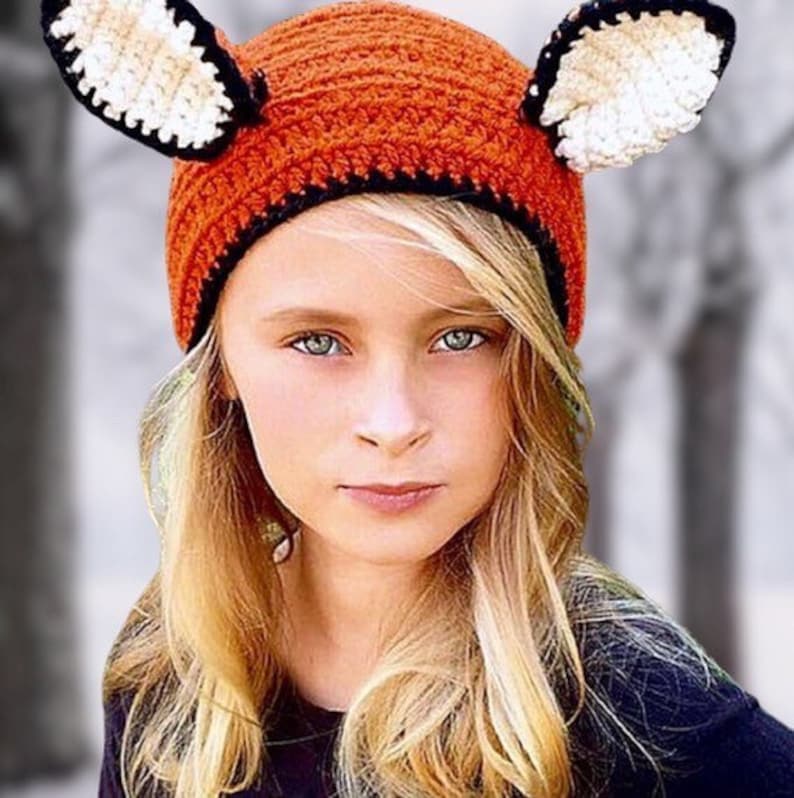 EASY CROCHET PATTERN Fox Ear Head Warmer Fox Headband - Etsy