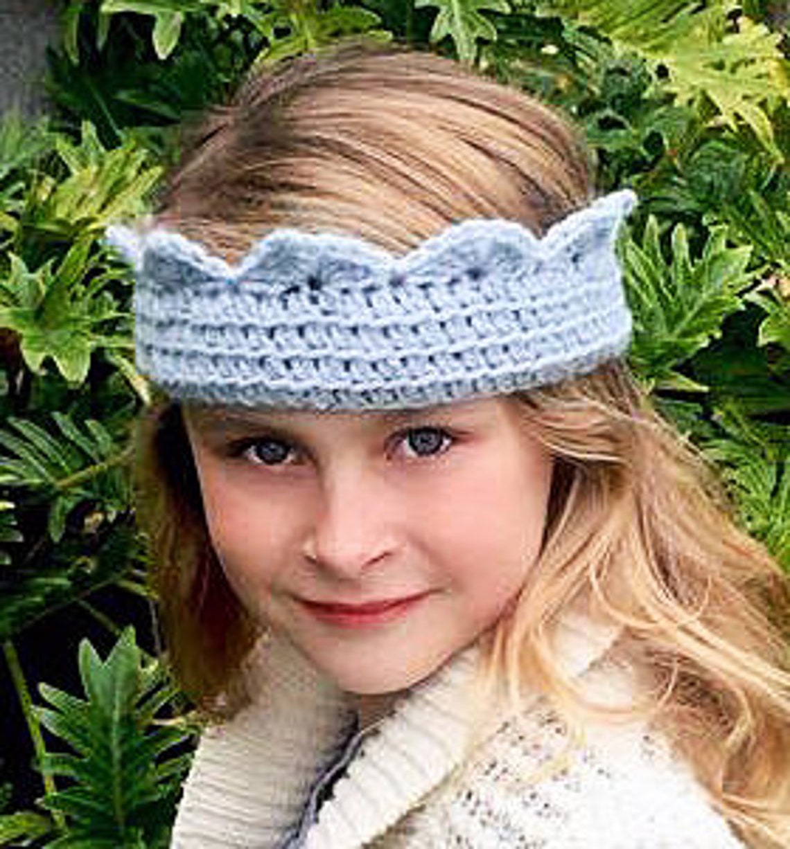 EASY CROCHET PATTERN - Child Crown - Toddler - Tiara - Creston Crown ...