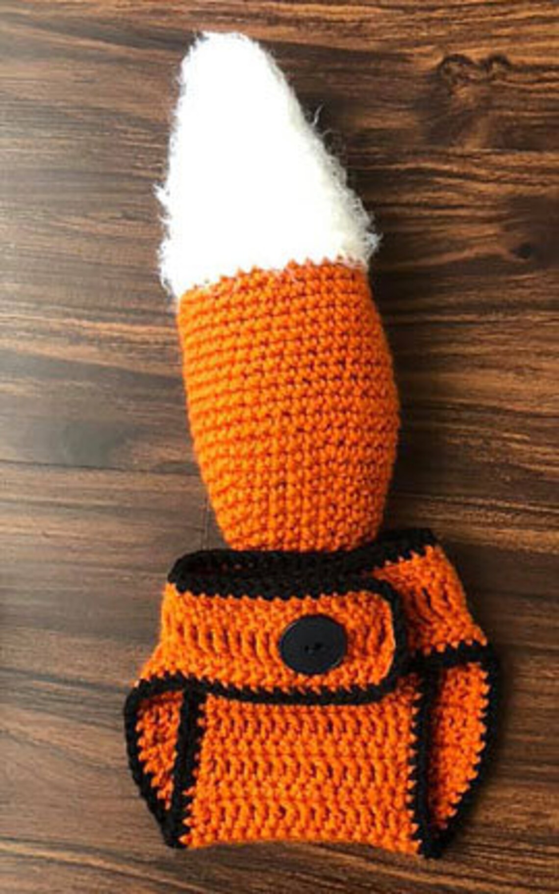 Easy CROCHET PATTERN Baby Fox Bonnet Diaper Cover Set - Etsy