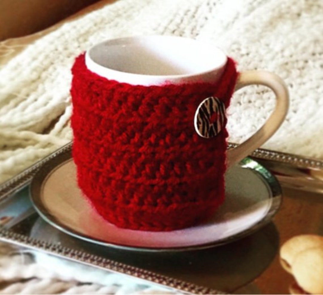 EASY CROCHET PATTERN - Coffee Cup Cozy - Beginner Cozy Pattern - Coffee ...