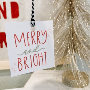 Printable Colorful Christmas Gift Tags Holiday Labels Holiday Gift Tags ...