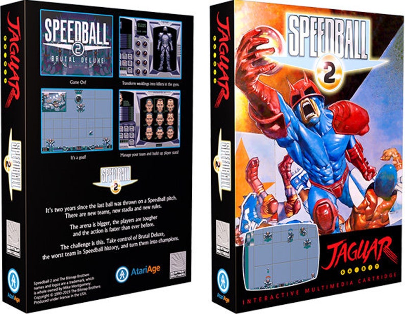 Speedball 2: Brutal Deluxe Atari Jaguar Game - Etsy