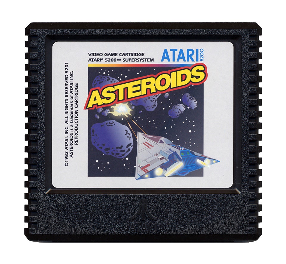 Asteroids Atari 5200 Game - Etsy