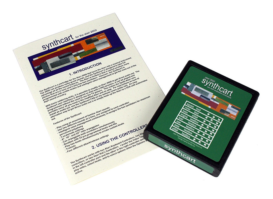 Synthcart Atari 2600 Music Synthesizer - Etsy
