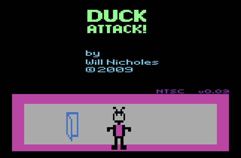 Duck Attack Atari 2600 Homebrew Game | Etsy